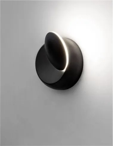Nástěnné LED svítidlo NOVA LUCE ODIN 5W 3000K černé 910162