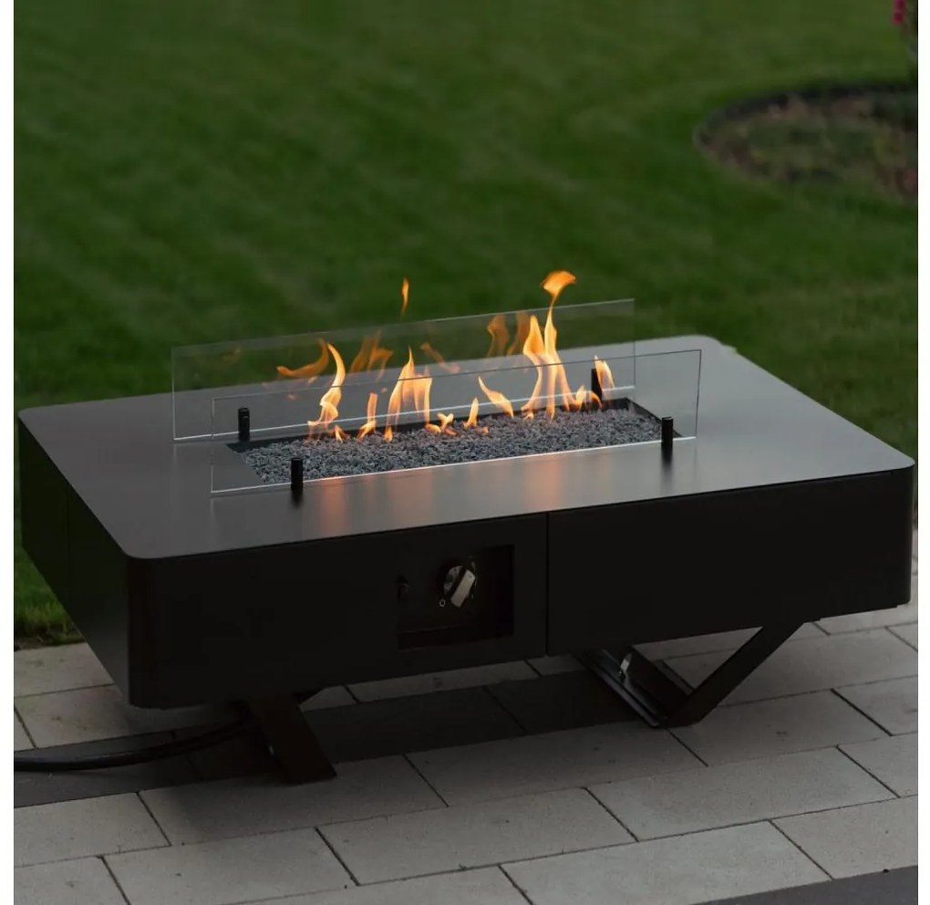 Planika Rio Table GAS - Venkovní plynový krb 46x106 cm 10kW GO-RIT-00-K4