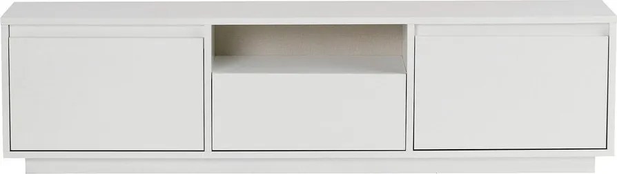Bílý TV stolek 160x42x30 cm Sentinel – Kalune Design