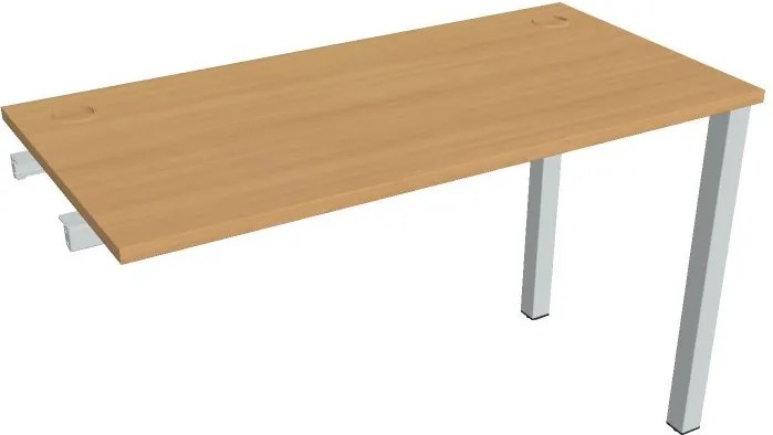 Hobis Kancelářský stůl řetězící Hobis UE 1200R, deskaakát, černá černá