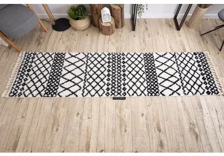 Dywany Luszczow Kusový koberec, běhoun BERBER SAFI, bílá Rozměr koberce: 60 x 250 cm