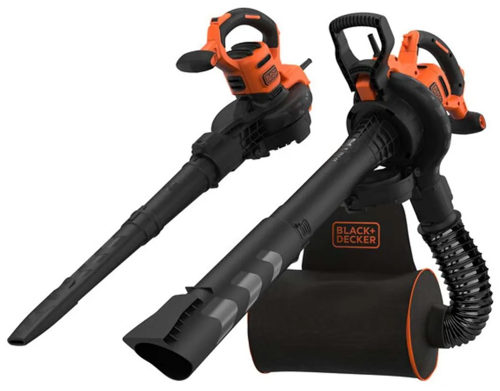 BLACK+DECKER Zahradní technika - Elektrický zahradní vysavač 3v1, 3000 W BEBLV300-QS