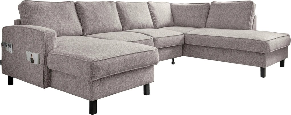 XXXLutz SEDACÍ SOUPRAVA, textil, šedobílá MID.YOU - Sedací soupravy - 001454003226