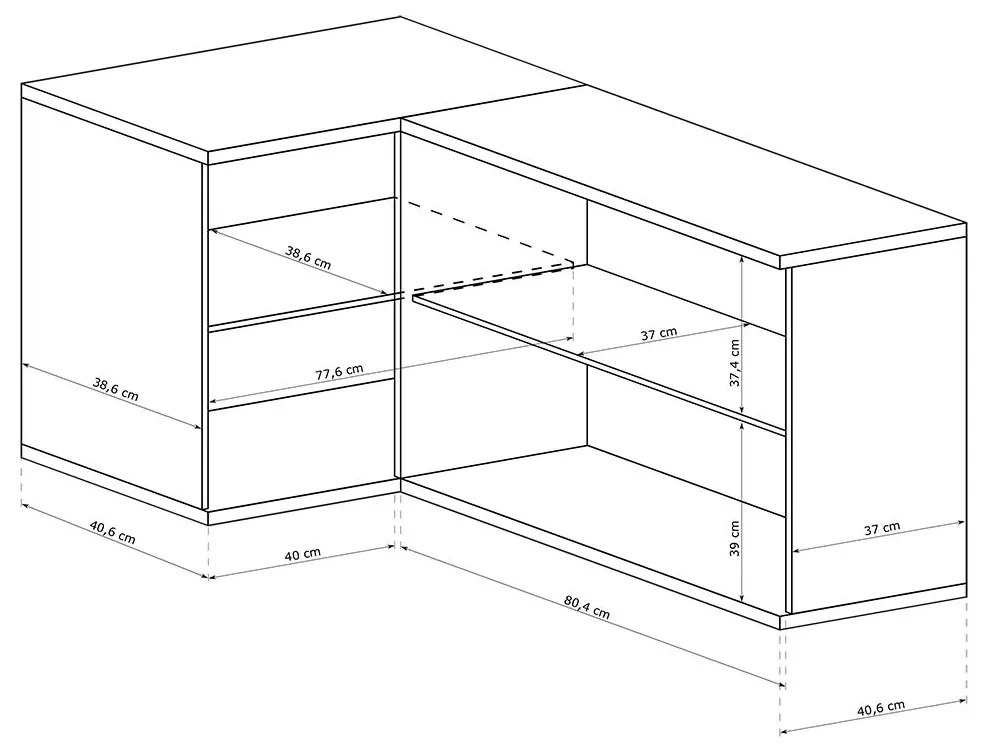 CALI | komoda rohová C-12 | artisan