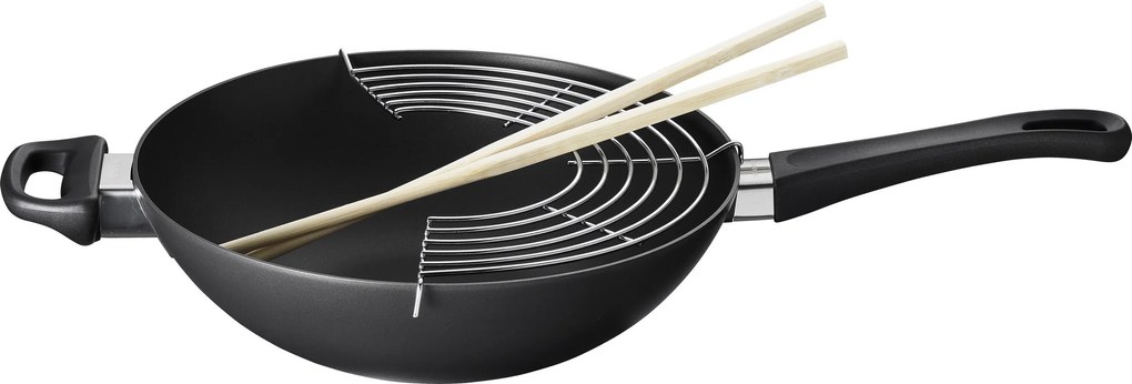 Wok Classic s mřížkou a hůlkami 32 cm