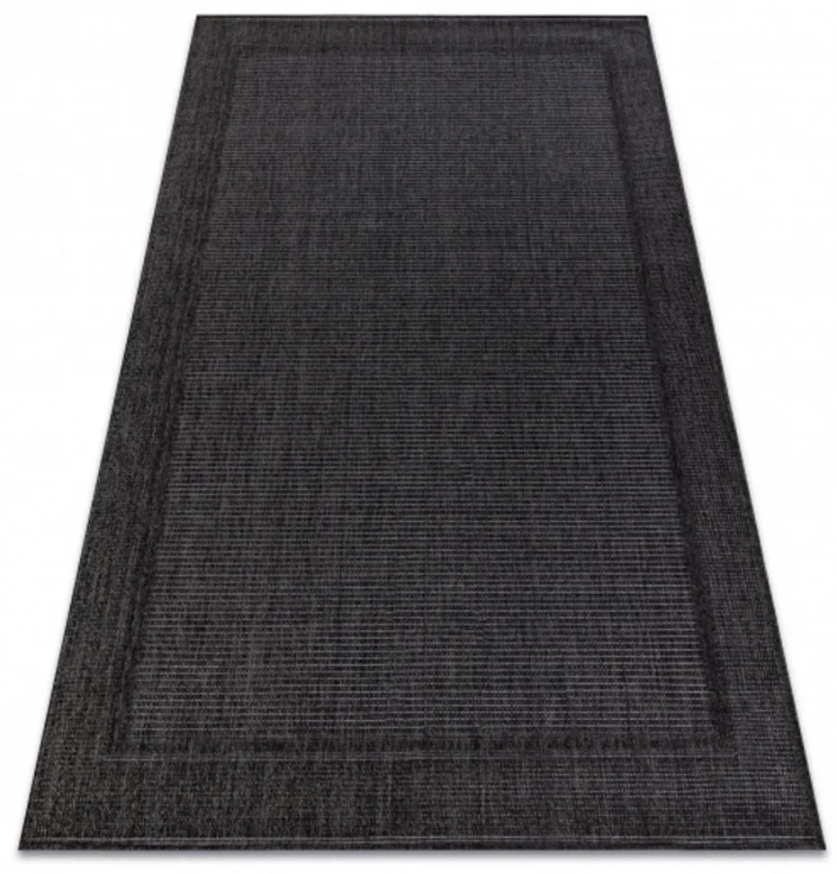 Kusový koberec Duhra černý 60x100cm