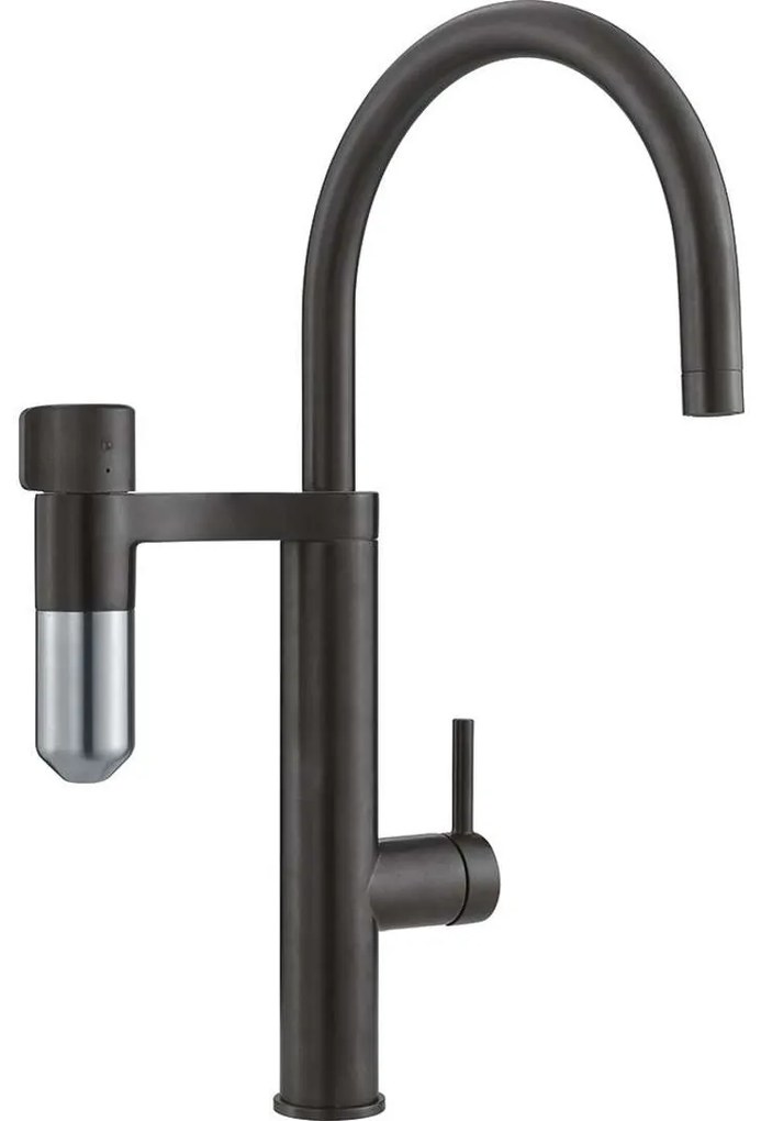 Franke - Vital Tap dřezová baterie s filtračním zařízením, matná černá/nerez 120.0621.312