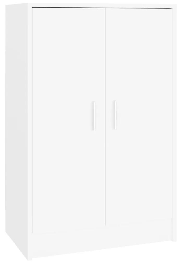 vidaXL Botník bílý 60 x 35 x 92 cm kompozitní dřevo