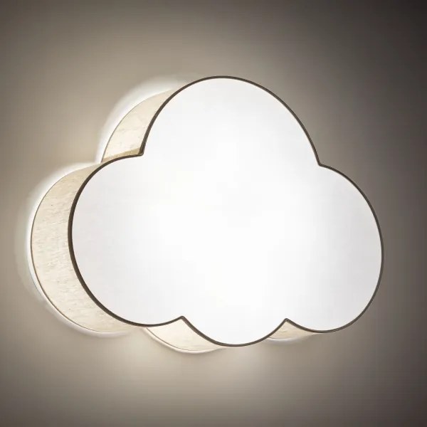 Brilagi - Dětské stropní svítidlo NIMBUS 4xE27/15W/230V 46x63 cm béžová