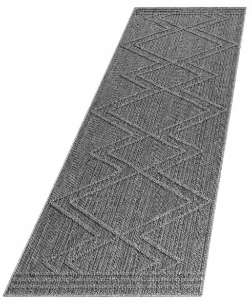 Ayyildiz Kusový koberec PATARA 4954, Šedá Rozměr koberce: 80 x 250 cm