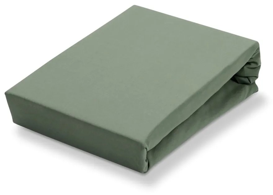Prostěradlo Vandyck Jersey Supreme XXL 200-210x220 cm Olive