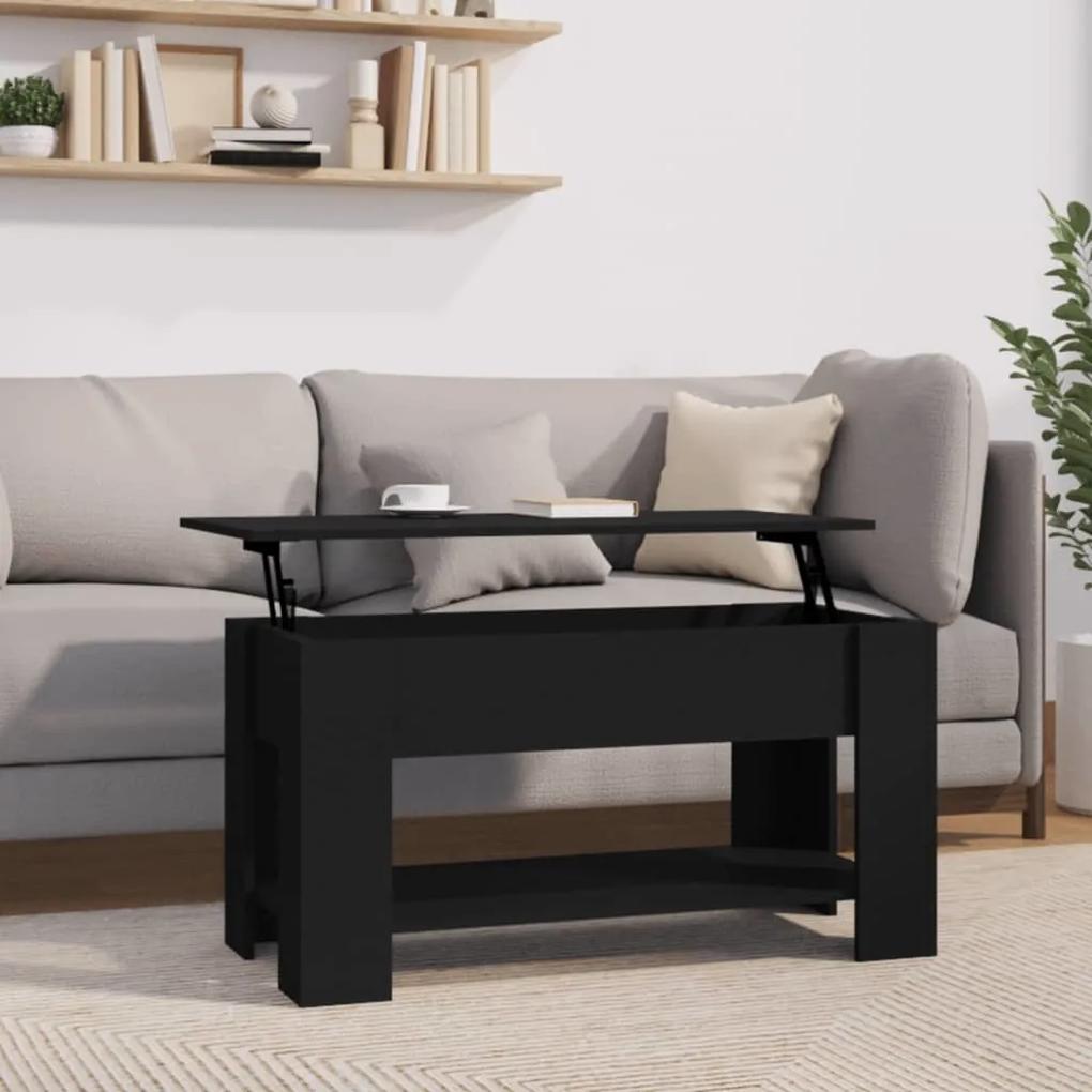 vidaXL Konferenční stolek 101 x 49 x 52 cm kompozitní dřevo [809707] Barva: Černá