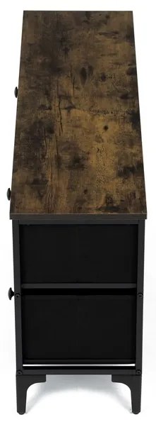 Retro komoda LINEA - old wood / MDF Barva: Vícebarevná