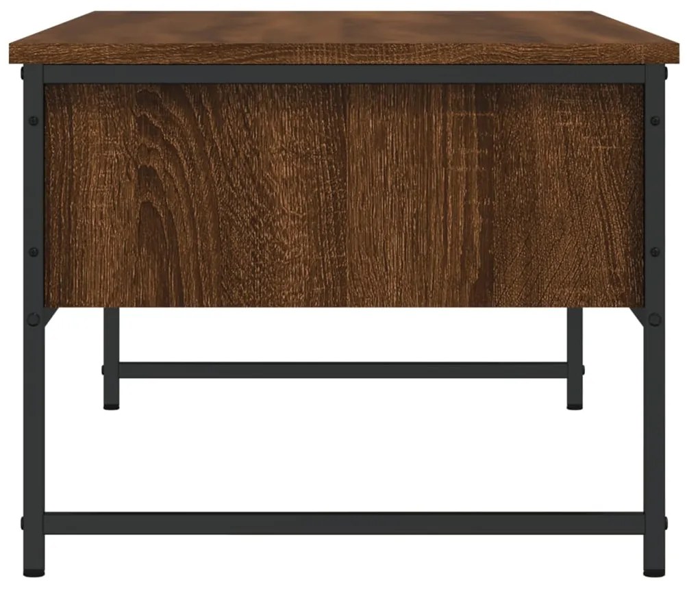 Konferenční stolek hnědý dub 101x49x39,5 cm kompozitní dřevo - Default Title