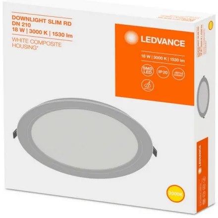 LED podhledové svítidlo LEDVANCE Slim Round 210mm 18W/3000K teplá bílá