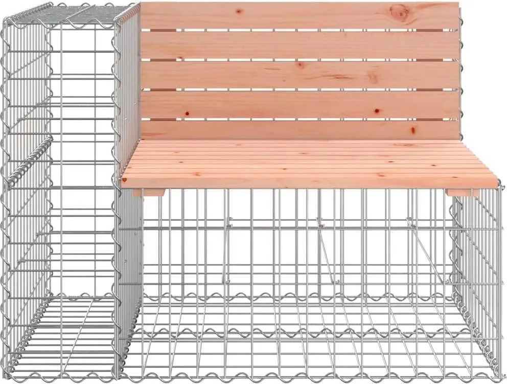 Zahradní lavice gabionový design 184x71x65,5 cm masiv douglasky 3196237