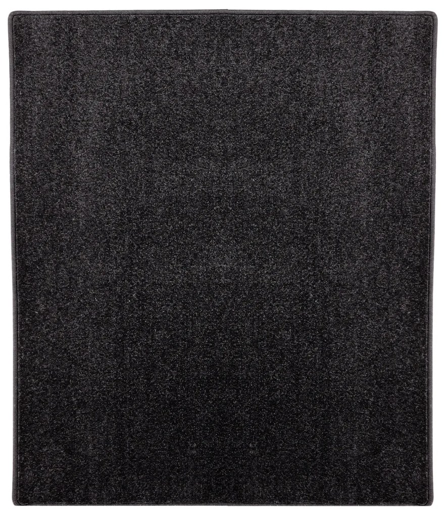 Vopi koberce Kusový koberec Eton černý 78 čtverec - 80x80 cm