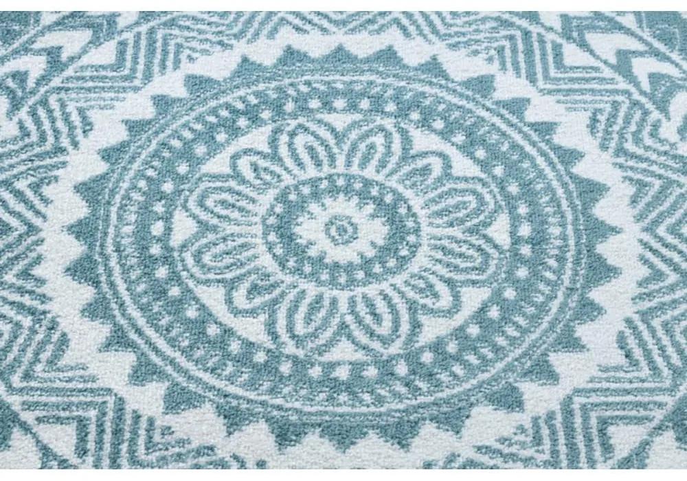 Kusový koberec Matto modrý kruh 160cm