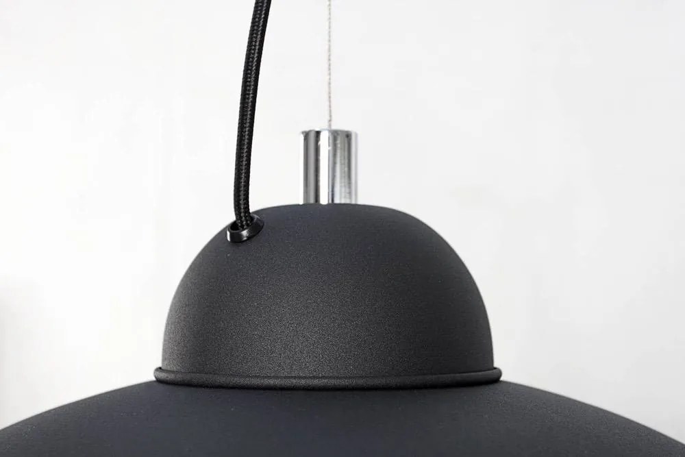 Lampa Atelier černo-stříbrná