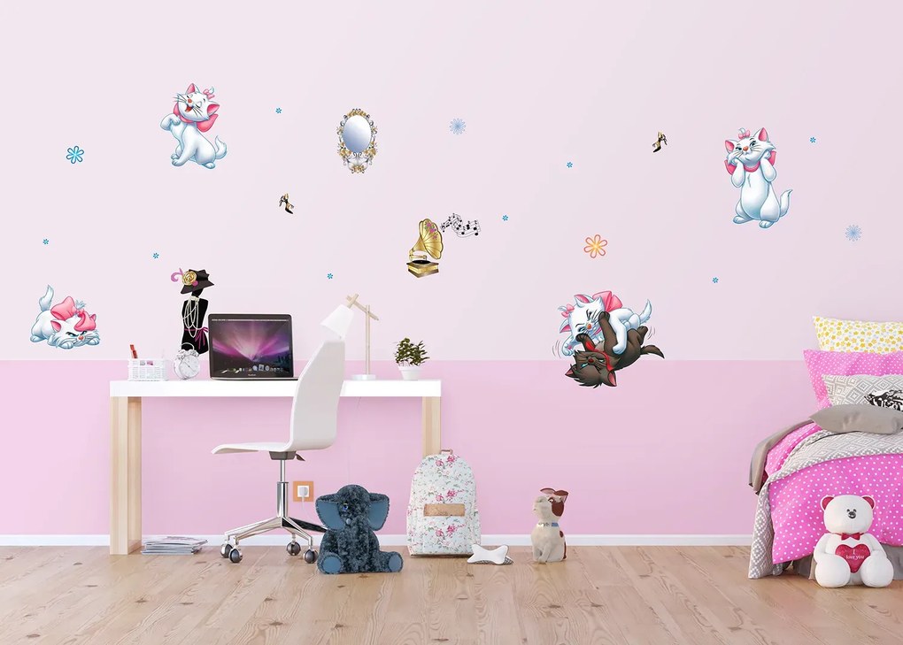 Dětská samolepka na zeď Disney Aristokočky | 65 x 85 cm | DDK1708