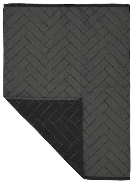 Södahl Kuchyňská utěrka 50x70 Tiles Black