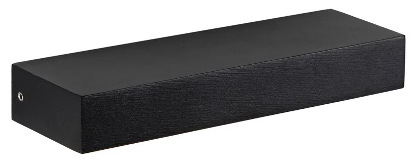 Moderní nástěnné svítidlo černé 22cm vč. LED IP65 - Hannah