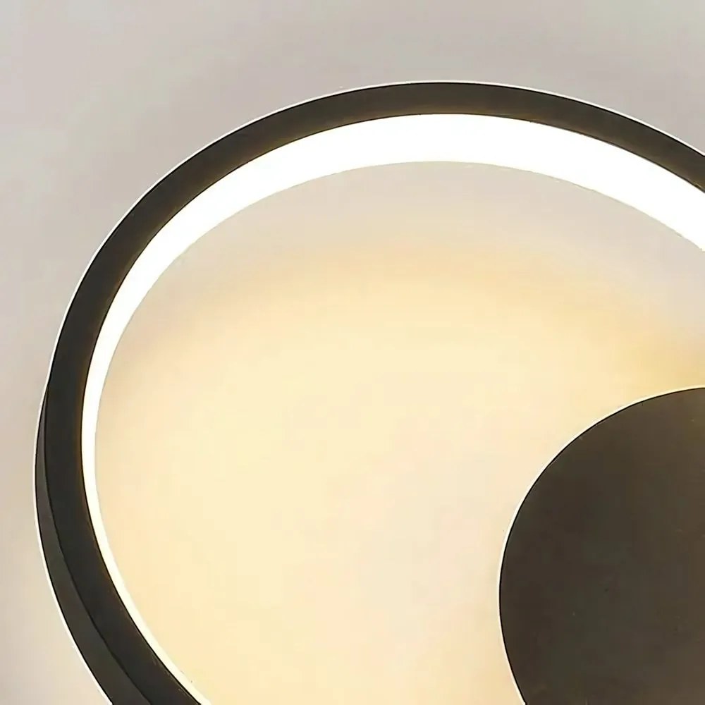 Toolight Moderní nástěnné LED osvětlení D47 LHJ081-W černé