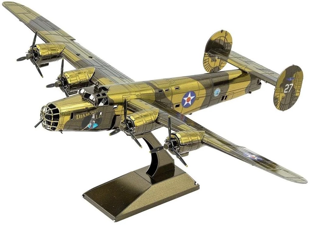 3d puzzle metal earth 3d puzzle b-24 liberator