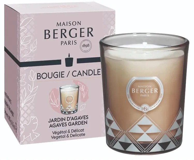 Maison Berger Paris BERGER Joy svíčka 180g Garden of Agaves/Zahrada agáve růžová 7413
