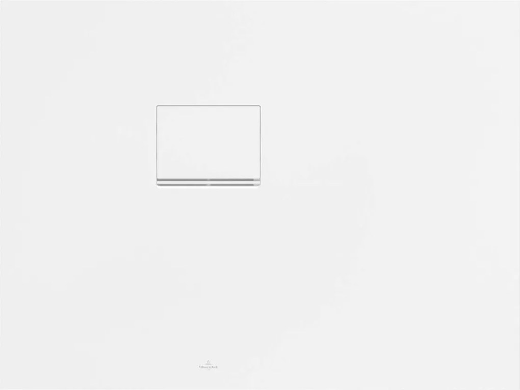 Villeroy & Boch Squaro Infinity - Sprchová vanička, 100x75 cm, Stone White UDQ1075SQI2LV-RW