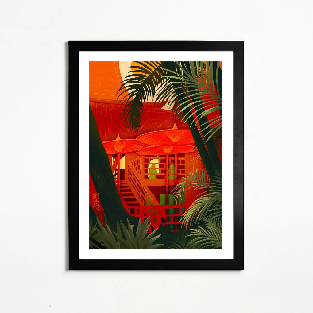 Neobara (Barbora Srp Žižková) | Bangkok Rám: Černý, Velikost: 40 x 30 cm