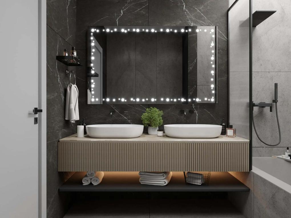 Zrcadlo do koupelny s LED osvětlením M20 premium