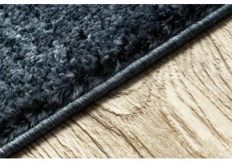 koberec SEVILLA PC00B pruhy modrý střapce, Berber, Maroko, Shaggy velikost 160x220 cm | krásné koberce cz