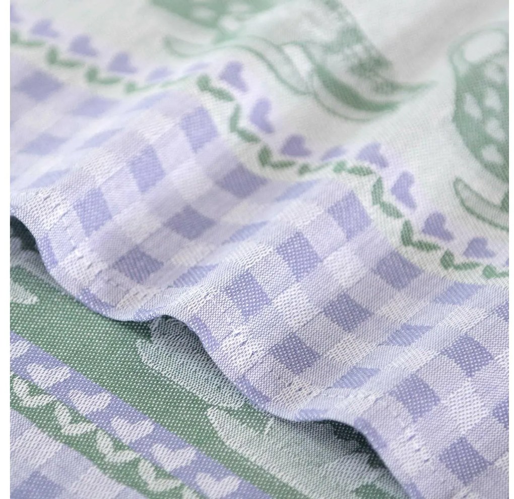 Kuchyňská utěrka 50x70 Podwieczorek fialová 8372/10 Zwoltex