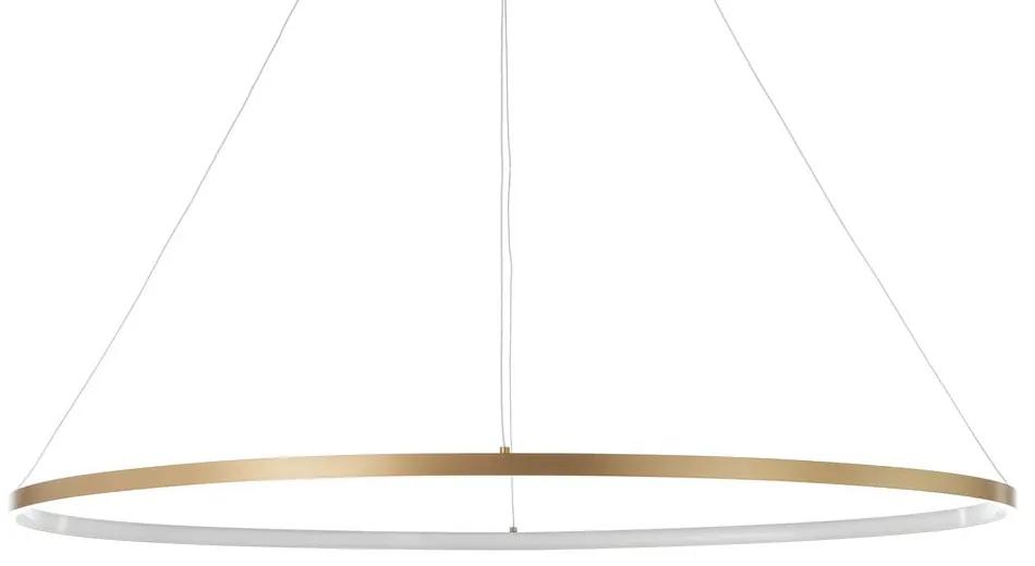 Závěsné svítidlo ve zlaté barvě Tomasucci Oval Ring, výška 92 cm