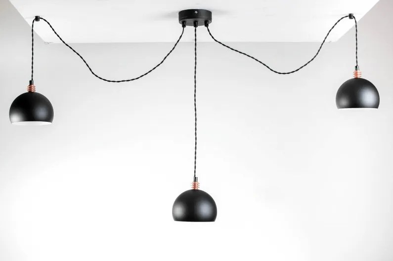 T-BIS Černý lustr pavouk TESTER-3LP-3Black