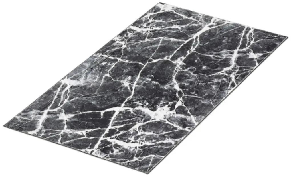 B-LINE Kusový koberec COLOR 1194 BARVA: Černá, ROZMĚR: 80x150  cm