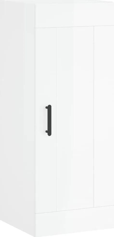 vidaXL Skříň highboard 34,5 x 34 x 180 cm kompozitní dřevo [3200331] Barva: šedá sonoma