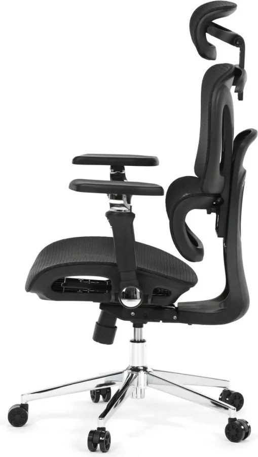 Kancelářská židle, synchronní mechanismus, černá síťovina, KA-B2361 BK – Barva (vyberte): černá (78 x 68) cm černá