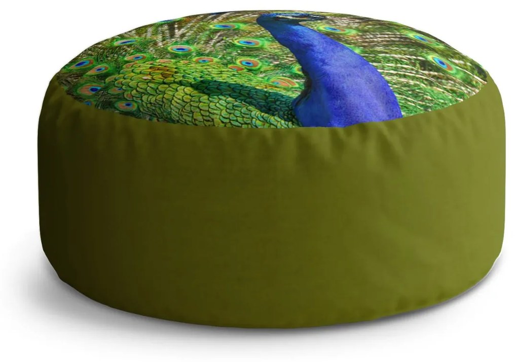 Sablio Taburet Circle Páv: 38x48 cm