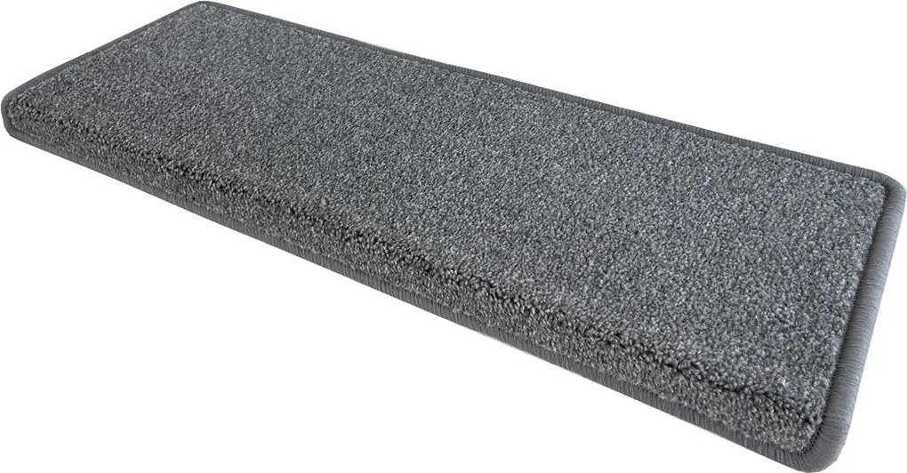 Vopi Nášlapy na schody Messina šedá obdélník, samolepící - 25x80 obdélník (rozměr včetně ohybu)