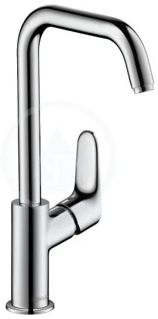 Hansgrohe Focus E2 - Páková umyvadlová baterie 240 s odtokovou soupravou s táhlem a výtokem otočným o 120°, chrom, 31609000