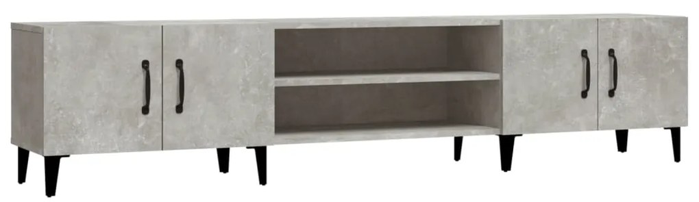 vidaXL TV skříňka betonově šedá 180 x 31,5 x 40 cm kompozitní dřevo