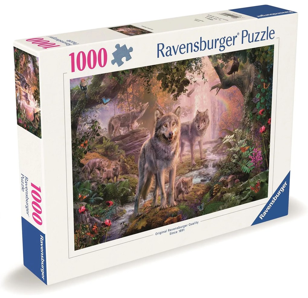 Ravensburger 120004653 rodina vlků v létě