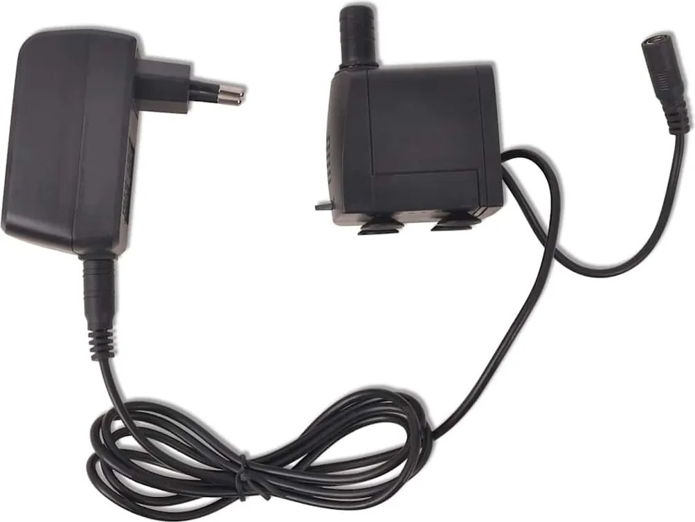 Interiérová fontánka s LED osvětlením, polyresin 242354