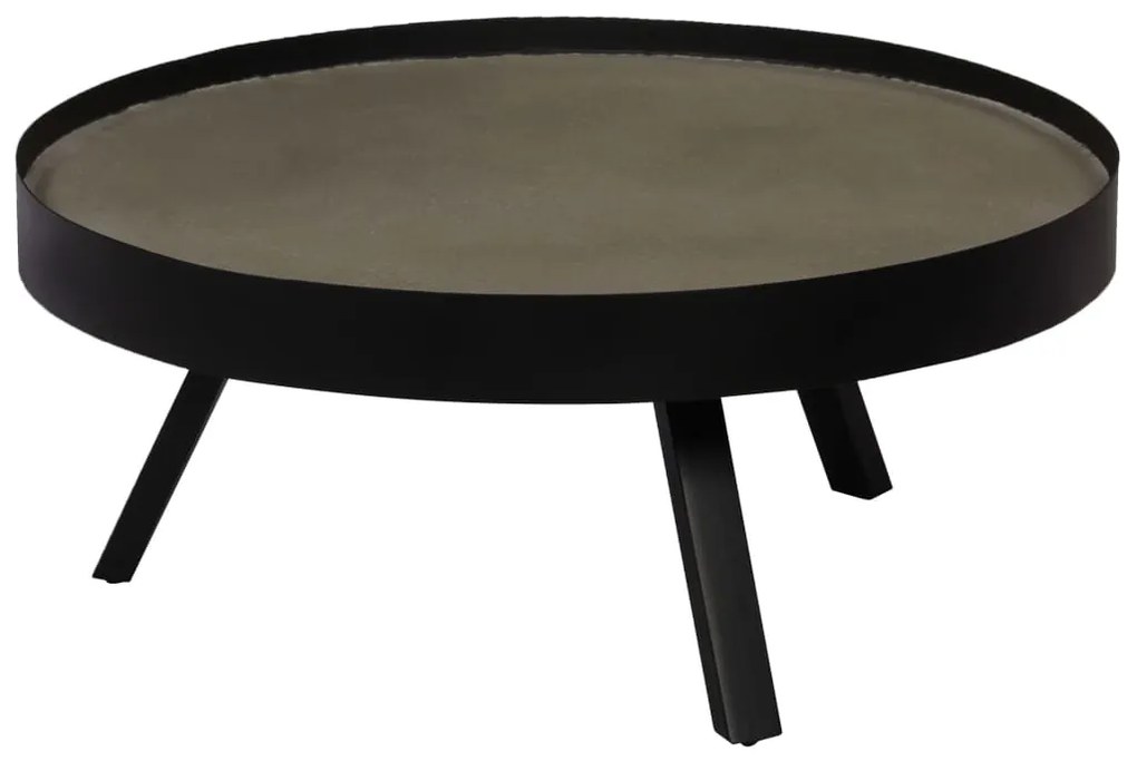 Konferenční stolek s betonovou deskou 74 x 32 cm - Default Title