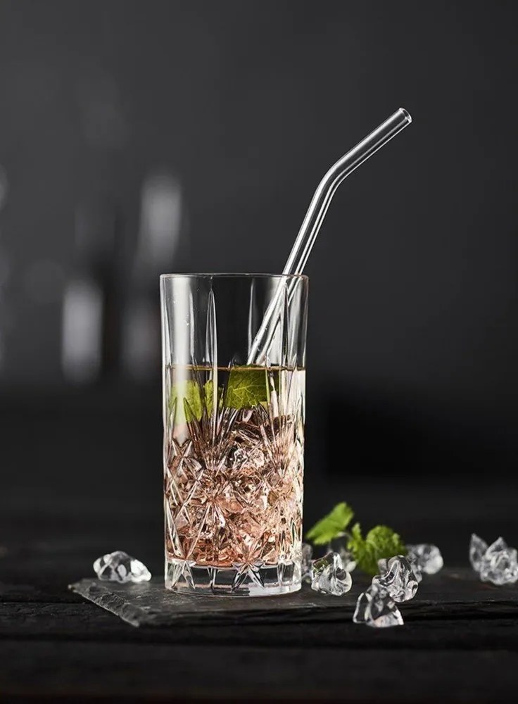 Křišťálové sklenice v sadě 6 ks na koktejly 360 ml Melodia – Lyngby Glas