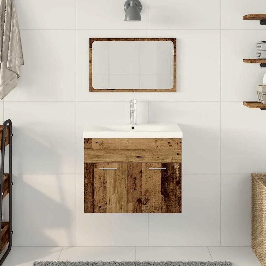 Koupelnová skříň Staré dřevo 60 x 38,5 x 46 cm Kompozitní dřevo 3332539