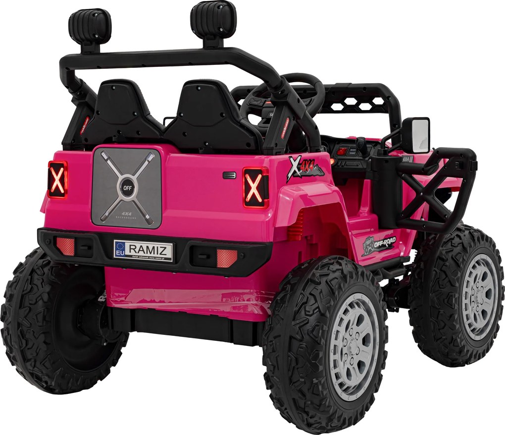Ramiz Dětské elektrické auto OFF ROAD Speed Růžové