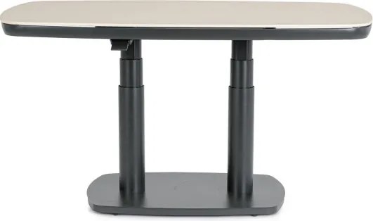 BIZZOTTO Nastavitelný zahradní stůl PORTOFINO 135x83 cm antracit 8051836778511